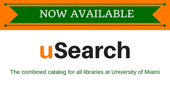 Now Available: uSearch